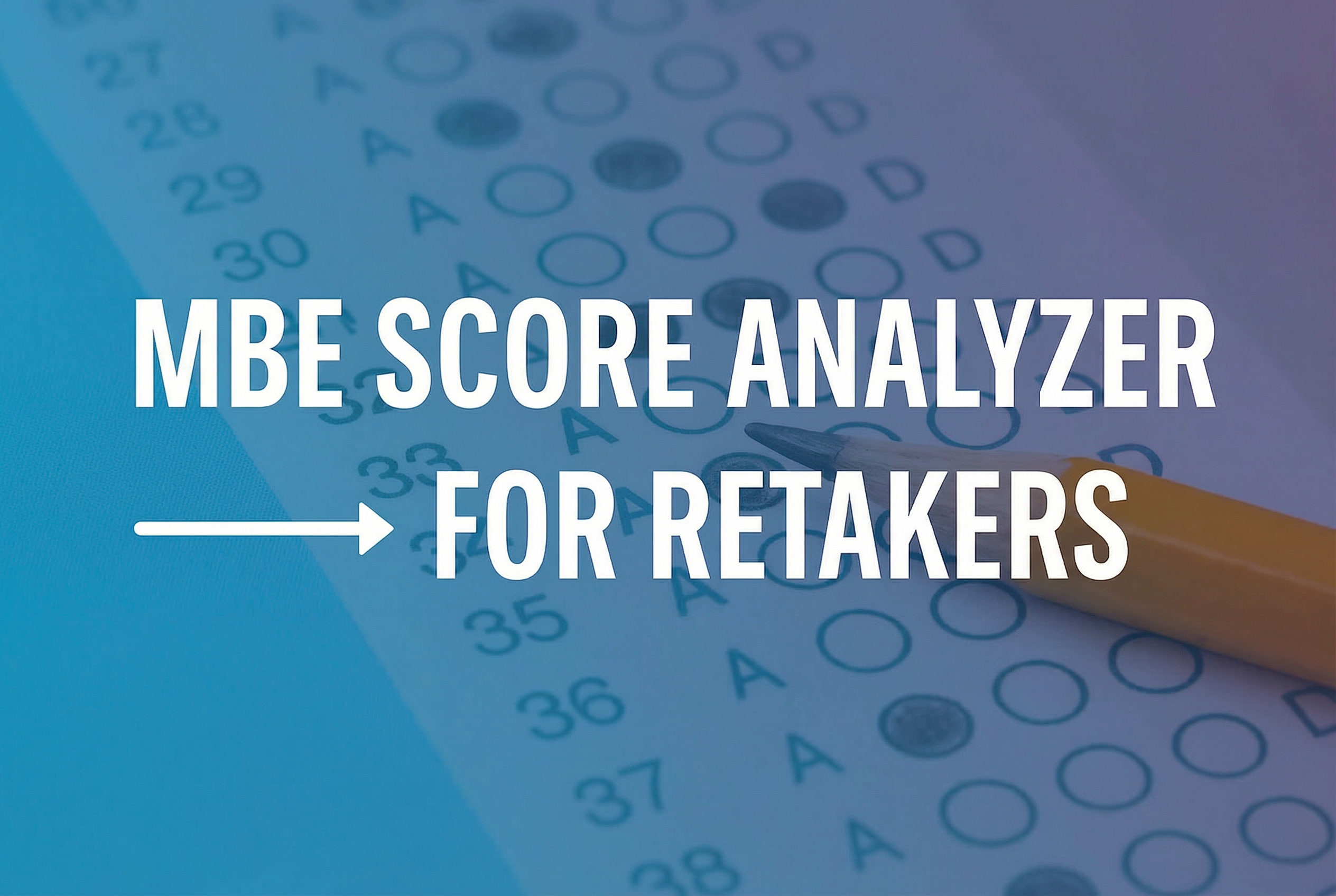 Bar Exam Retakers: MBE Score Analyzer Calculator - Ameribrights